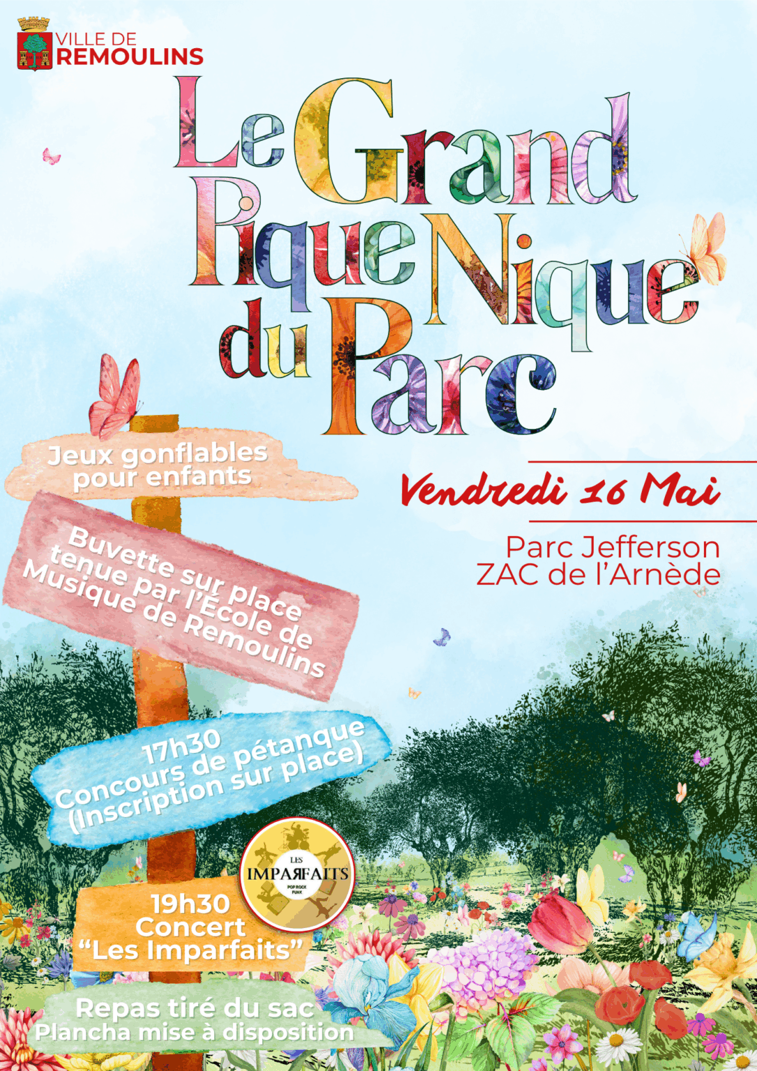 Le Grand Pique Nique du Parc - Ville de Remoulins :Ville de Remoulins